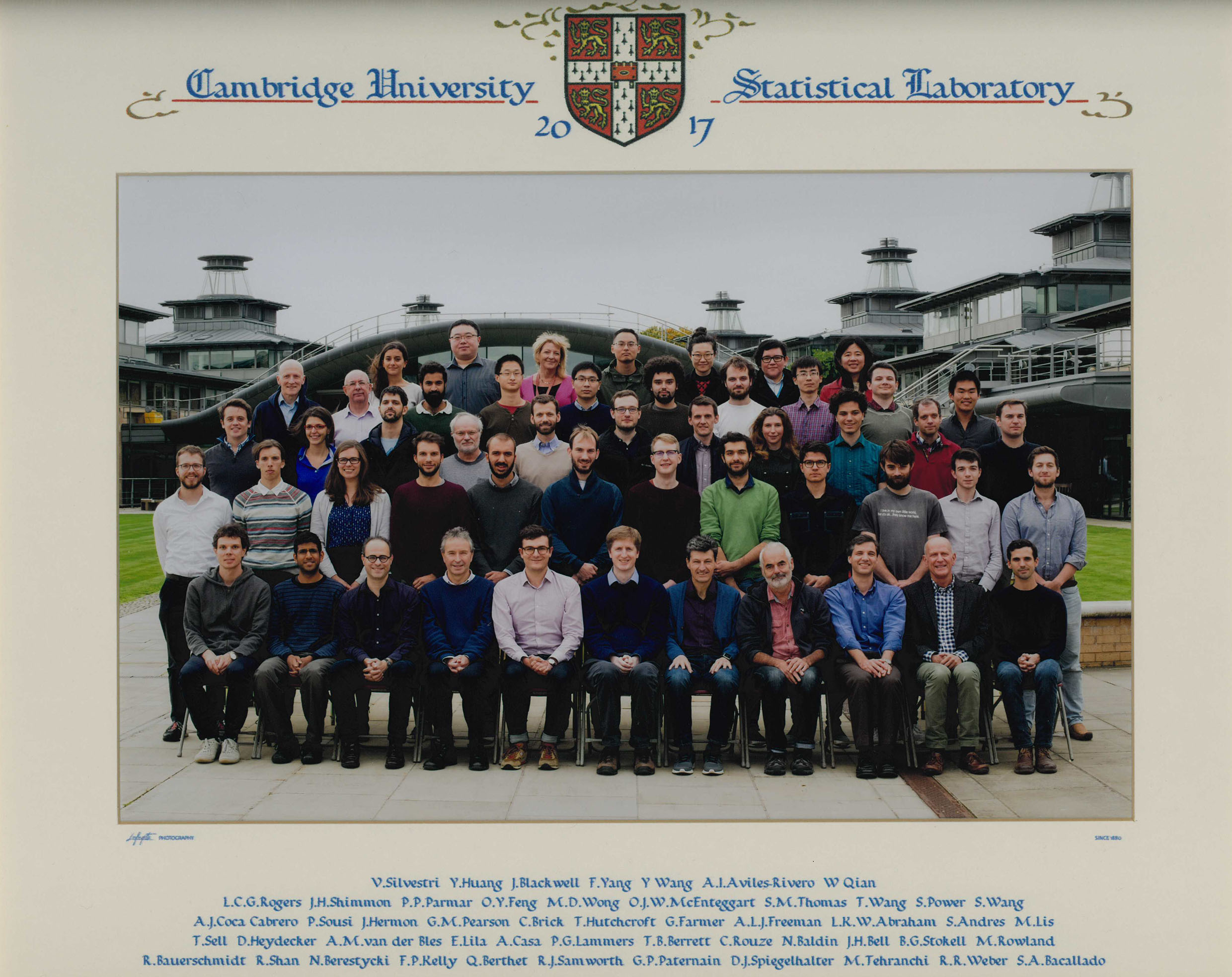 Gallery of Photographs - 1953-2024 | Statistical Laboratory